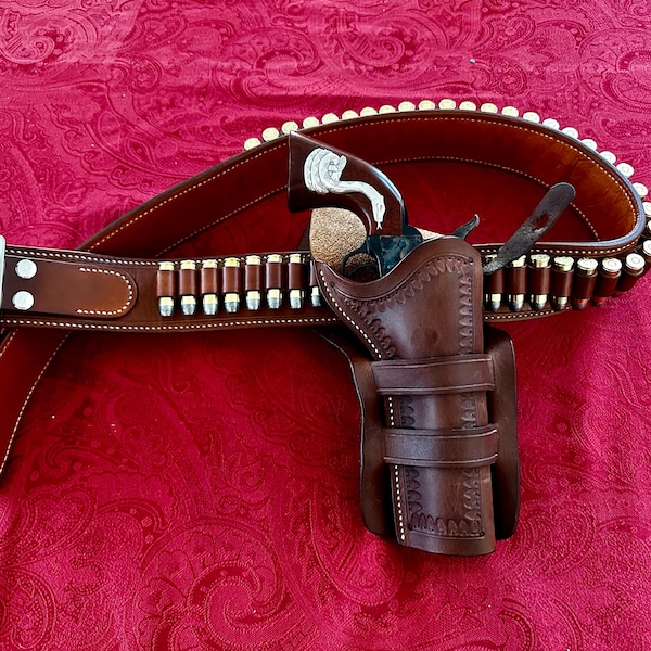 Western Quick Draw Holster and Belt. Clint Eastwood Style - Etsy