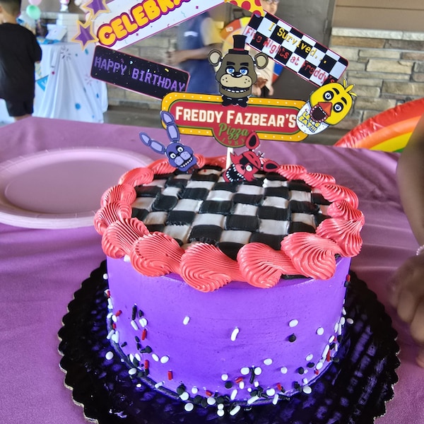 Five Nights at Freddy's Inspired - FNAF Birthday Party Decor - Fnaf ...