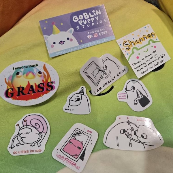 Cursed Doodles (handmade Sticker Pack) - Etsy