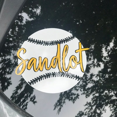 Baseball Decal Baseball Sticker Sports Decal Baseball - Etsy