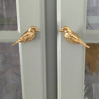 Golden Snail Drawer Knob Handle, Brass Animals Cabinetpullshandle ...