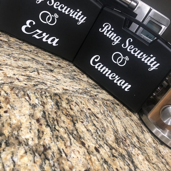 Ring Security Box With FREE Sunglasses, Ring Holder Inside, Ring Bearer ...