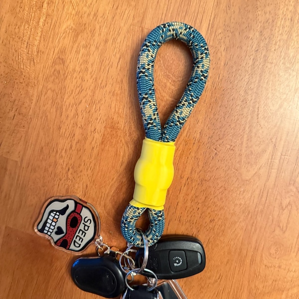 Climbing Rope Keychains and Lanyards - Handmade, Brand Name Climbing ...