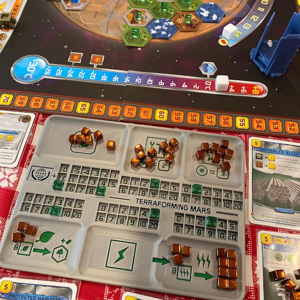 Terraforming Mars Player Boards - 3D Printed, High Quality, PLA, .07mm ...