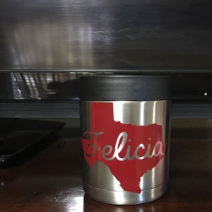 Yeti Name Decal State Stickers for Yeti Cup Personalized - Etsy