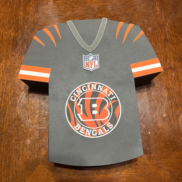 Football Jersey Box SVG File for Cricut and Silhouette Tshirt Box Svg ...