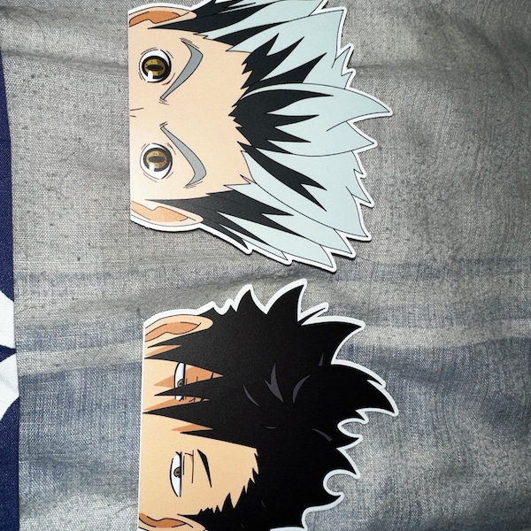Anime Peeker Stickers - Etsy