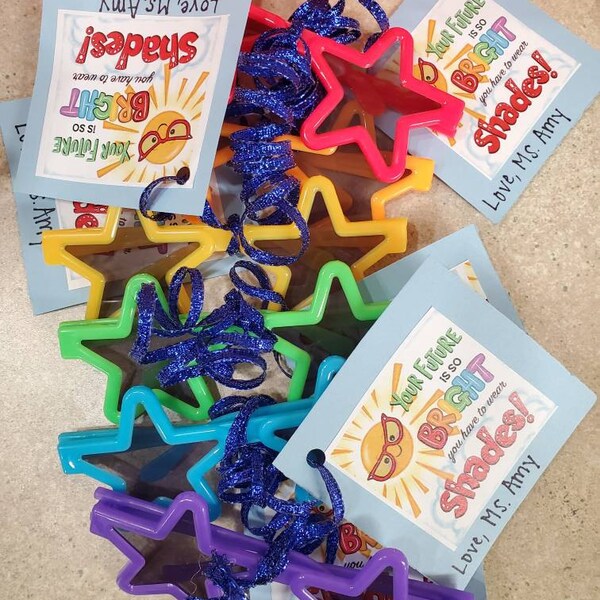 Your Future is so Bright Printable Square Tag, Cut File, Graduation ...