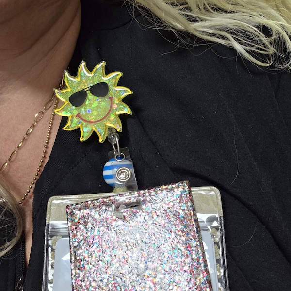 Pink I'm Tired of This Grandpa Badge Reel/too Dang Bad Badge Reel/funny ...