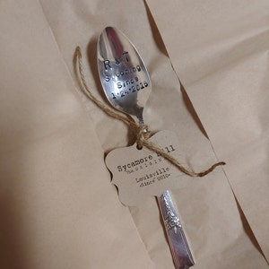 CUSTOM SPOON. the ORIGINAL Hand Stamped Vintage Coffee Spoons ™ by ...