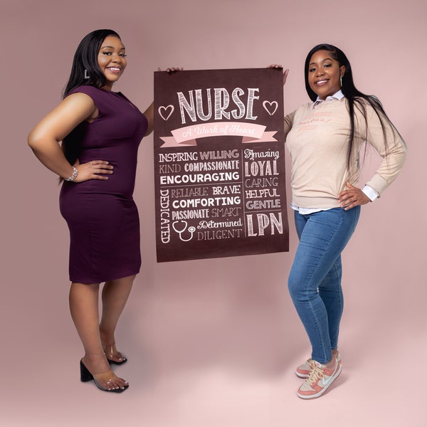 Nurse Sign - RN Nurse Chalkboard Sign - Nurse Gift - Nurse Graduation ...