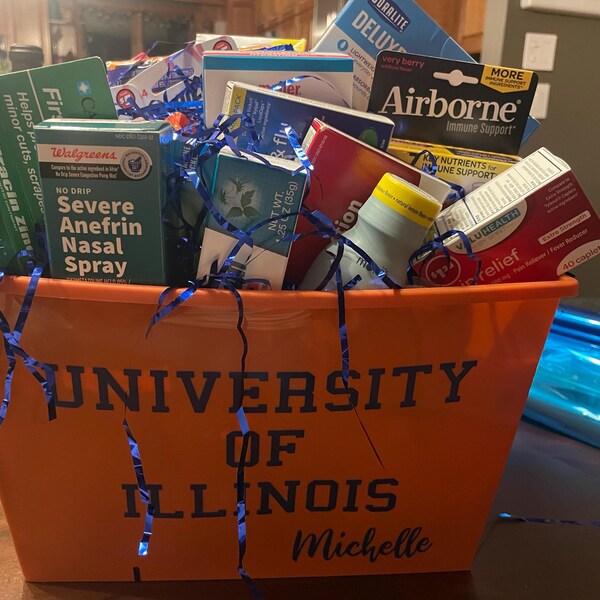 Personalized Sports Sport Graduation Gift Basket - Cheer Senior ...