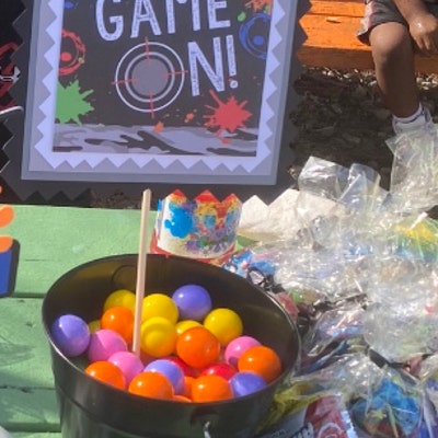 PAINTBALL PARTY DECORATIONS, Paintball Birthday Decor, Paintball ...