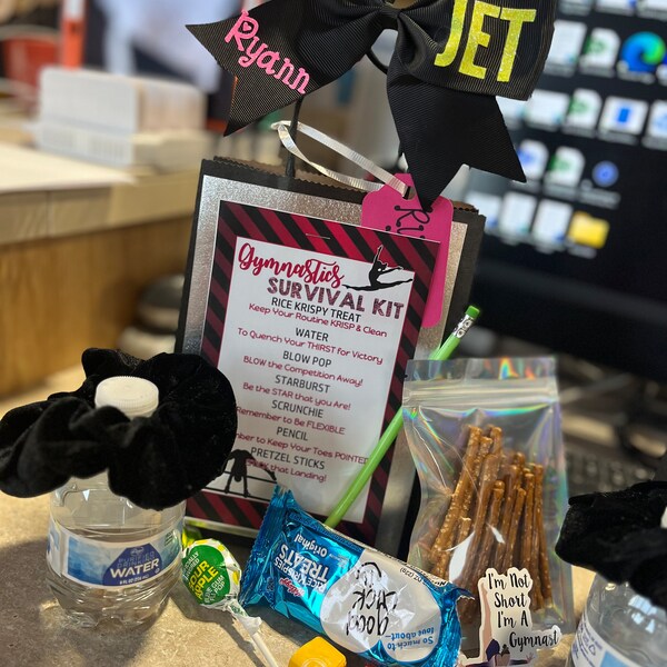 Dancer Dance Competition Survival Kit Cheer Gift Tag INSTANT DOWNLOAD ...