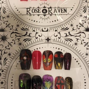 Rhysand Acotar Inspired Press on Nail Set - Etsy