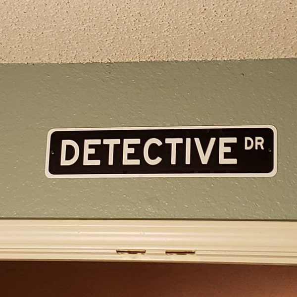 Detective, Detective Gift, Detective Sign, Gift for Detective ...