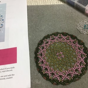 Beaded Doily Pattern, Beaded Pattern, Beads, Doily - Etsy