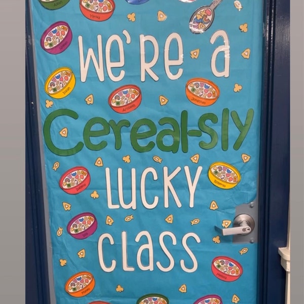 We're A Cereal-sly Lucky Class Bulletin Board Kit- Lucky Charms Cereal ...