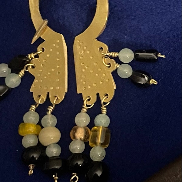 PAIR of Brass Medieval Veil Pins. Medieval Dress Pin. Renaissance Pins ...