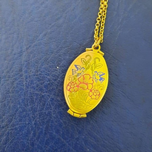 Hand Painted Locket With Photos Mother's Day Family Tree Locket 4 ...
