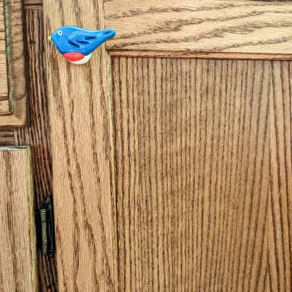 Hand Sculpted Bird Knobs, Drawer Pulls - Etsy