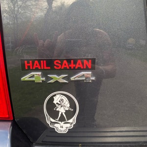 The ORIGINAL Eat A Dick Atheist Coexist Parody Removable Bumper Sticker ...