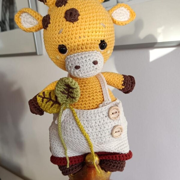 Cuddle Size Amigurumi Giraffe, Giraffe Crochet Pattern Cute ...
