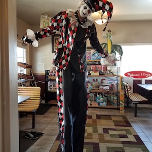 Circus Mime Stilt Costume - Etsy