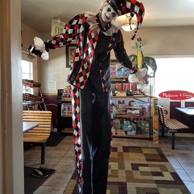 Circus Mime Stilt Costume - Etsy