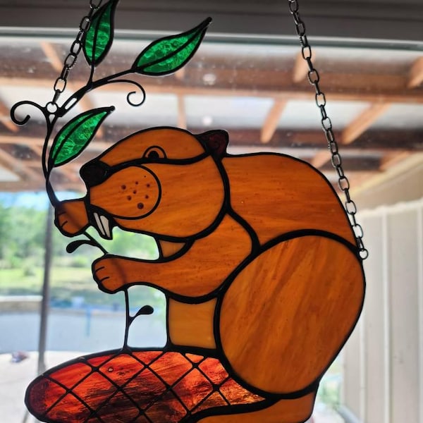 Mermaid Shark Suncatcher Stained Glass Nixie Decor Blue Water Nymph ...