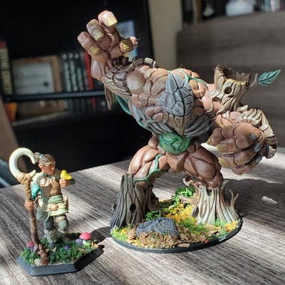 Wood Elemental Dnd Miniature forest Giant Miniatures for Tabletop Games ...
