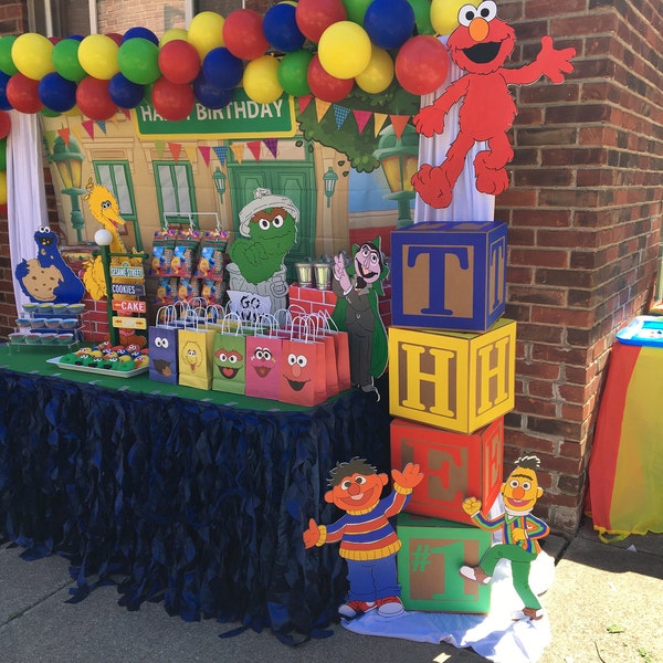 Large ABC Blocks , Birthday Blocks, Party Decorations Birthday Party ...