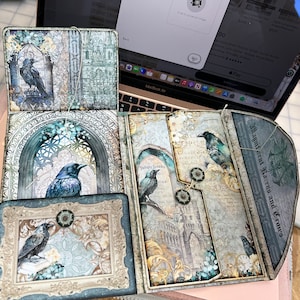 Turquoise Blue Rust Paper Pack, Printable Paper Pack, Digital Paper ...