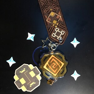 Xiao Vision Keychain Set Anemo Genshin Impact Venti Kazuha | Etsy