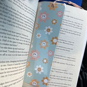 Retro Happy Flowers Bookmark Collection colorway 2 - Etsy