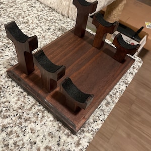 Bowie Knife Stand Cradle Holder Display Wooden 606 - Etsy