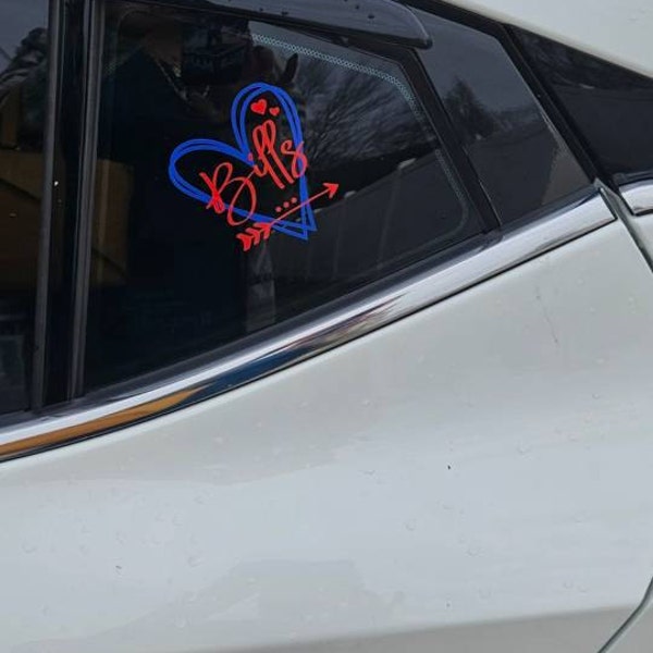 Devils Vinyl Heart Decal, Sticker, Heart, Decal, Vinyl, Cup Decal ...