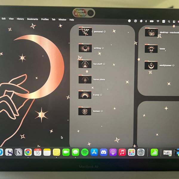 Desktop Folder Icons Rose Gold Wallpaper Organizer and Folder Icons ...