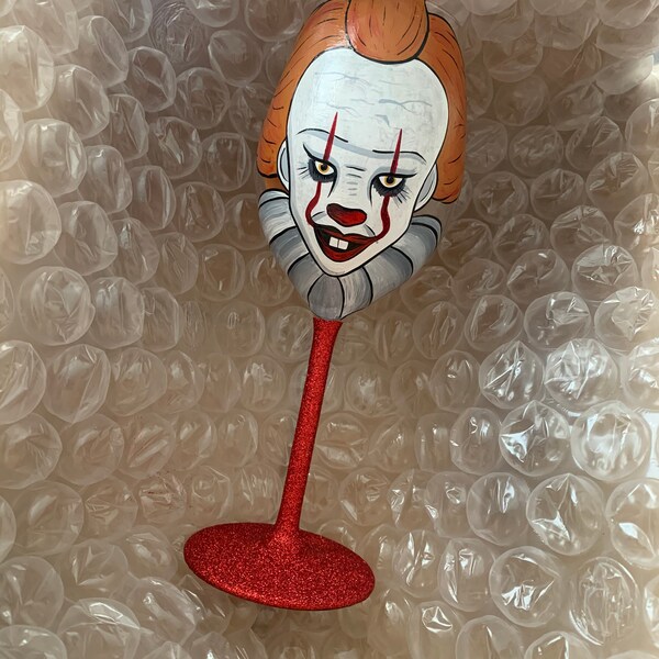 Scream Ghostface Hand Painted Wine Glass - Etsy