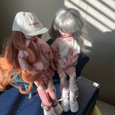 Bjd Doll Clothes MSD MDD Shirt Skirt Hat Socks Set for - Etsy