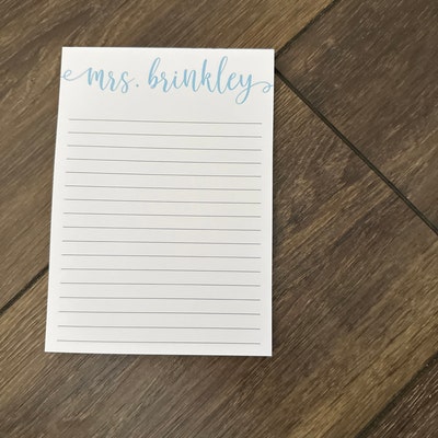 Personalized Notepad, Custom Notepad, Personalized Stationery, Writing ...