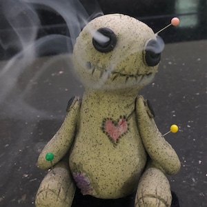 Clay Not Toxic Resin Voodoo Doll, Handmade Voodoo Doll, Incense Burner ...