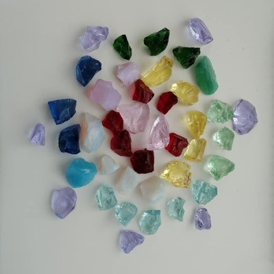 Turquoise Blue Andara Monatomic Crystal Glass Rough 1.9kg - Etsy