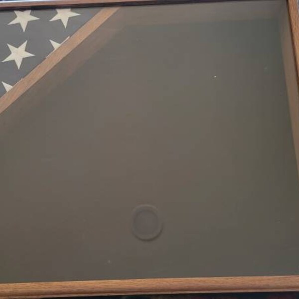 Shadowbox (one Flag), Flag Display, Military Shadow Box, Air Force, Army, Coast Guard, Navy ...