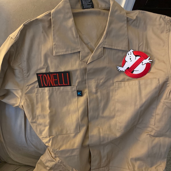 Set of Two No Ghost Logo Patches and One Custom Name Patch Value Pac ...