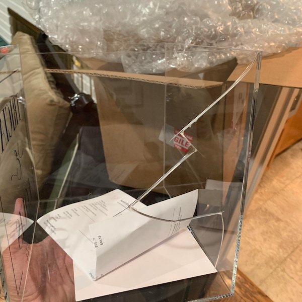 Personalized Wedding Card Box | Personalized Raised Text Card Box | 3D ...