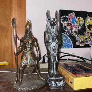 Unique Large Egyptian God Min Statue 9'' H Made in - Etsy
