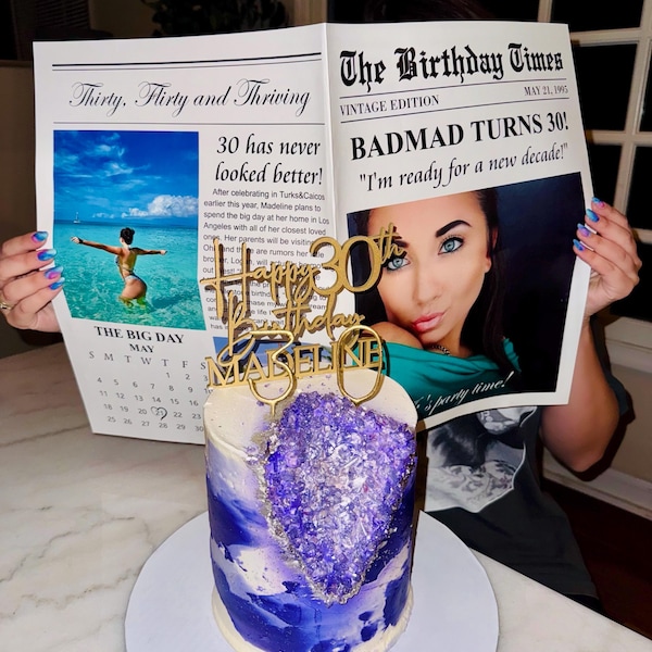 Custom Printed and Shipped Newspaper/besties Photoshoot Newspaper/the ...