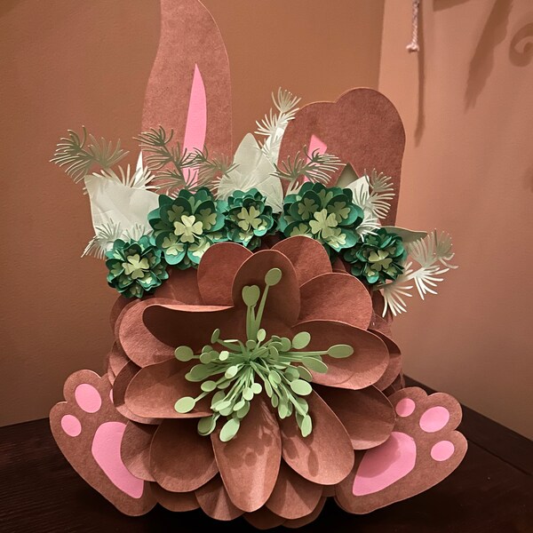 Clover Mini Paper Flower Digital File | PNG/SVG/PDF | Paper Flower ...