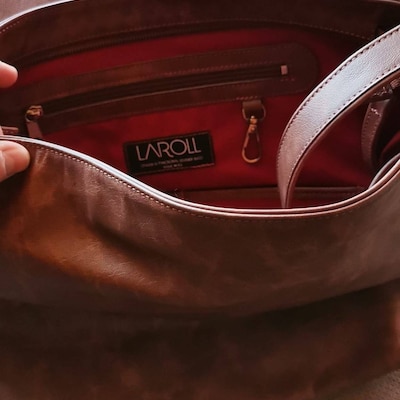 Black Leather Bag Soft Leather Bag Slouchy Leather Bag Large Women ...